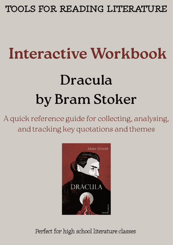 Dracula by Bram Stoker – Interactive Workbook: Key Quotes, Themes ...