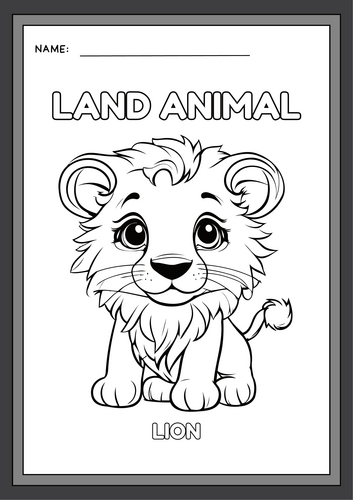 Animal Coloring Book: Australian, Land & Sea Animals - 32 Pages ...