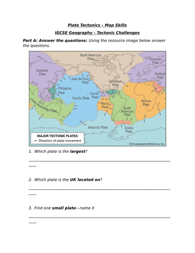 IGCSE Geography - Tectonic Plates & Movement - Topic 4 Tectonic Hazards ...