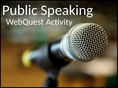 Business and Career Skills - Public Speaking Task Activity | Teaching ...