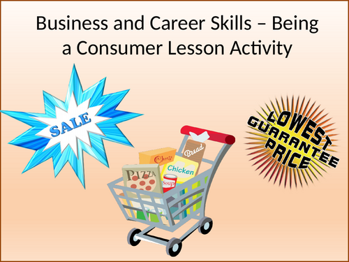 Financial Literacy - Consumer Skills Personal Finance Lesson Activity ...