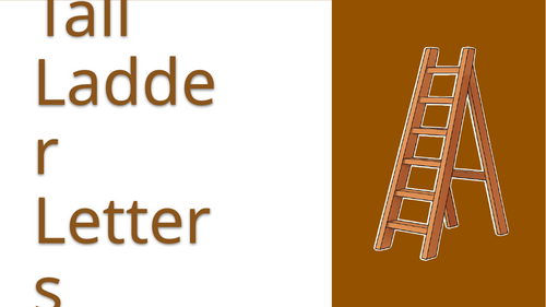 Animated Handwriting Formation PowerPoint - Ladder Letters | Teaching ...
