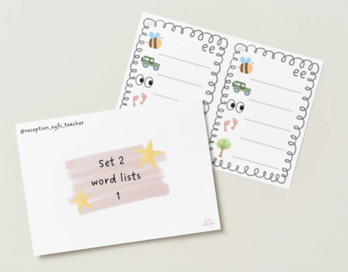 Set 2 Sound Word List | Teaching Resources