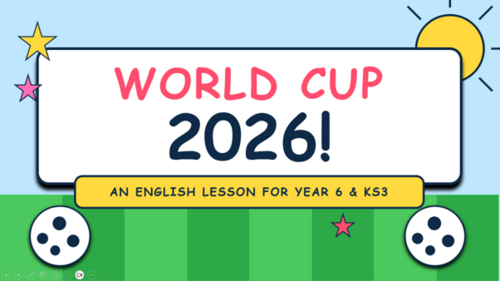 World Cup 2026 English Lesson Pack KS1 & KS2 Reading, Writing ...