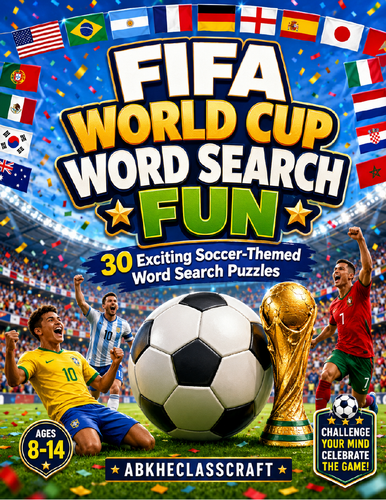 FIFA World Cup 2026 Word Search Vocabulary | No Prep Printable ...