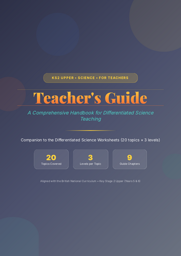 KS2 Science Differentiated Worksheets Years 5/6 | Teaching Resources