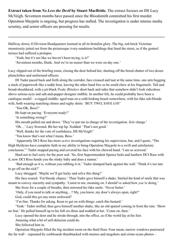 Introduction to Elements of Crime Writing | Teaching Resources