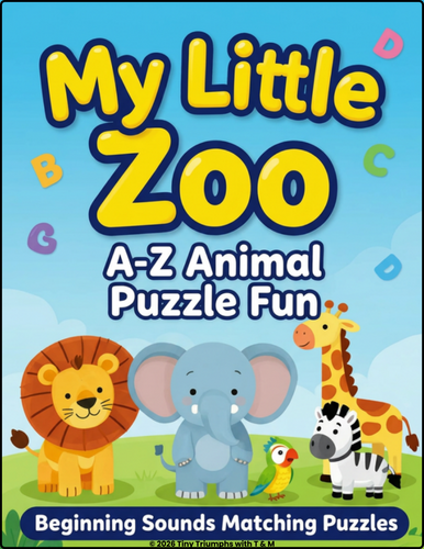 My Little Zoo A-Z Animal Puzzle Fun | Teaching Resources