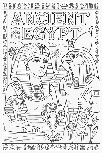 Ancient Egypt Colouring Sheet | Teaching Resources