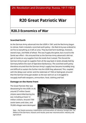 The Great Patriotic War and Stalin's Dictatorship, 1941-1953 Lessons ...