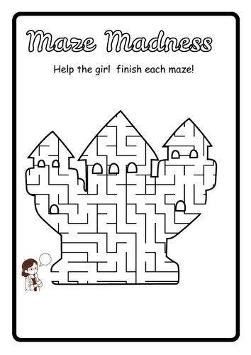 Summer Maze Activities | Fine Motor Worksheets Early Finisher Ocean ...