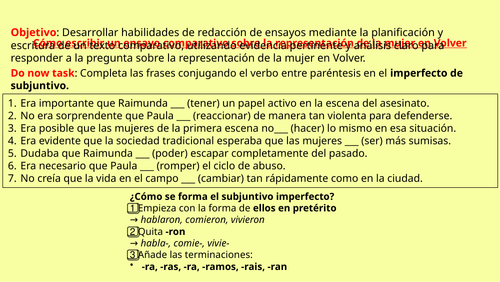 Volver Lesson 6 Cómo escribir un ensayo comparativo sobre la ...