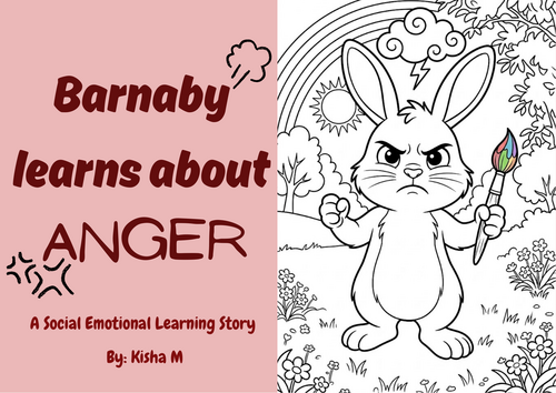 Barnaby Learns About Anger | Anger Management SEL | Emotions Colouring ...