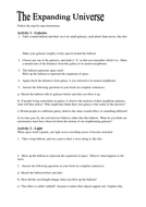 Expanding universe activity - worksheet | Teaching Resources
