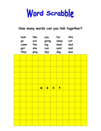 Word scrabble | Teaching Resources
