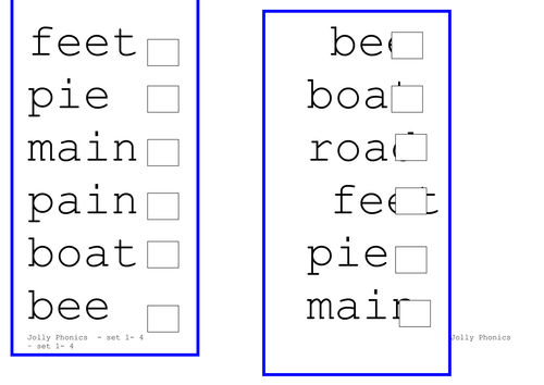 Jolly Phonics Bingo | Teaching Resources