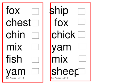 Jolly Phonics Bingo | Teaching Resources