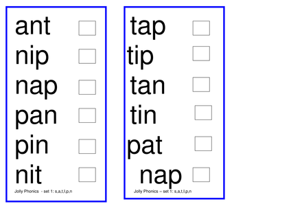 Jolly Phonics Bingo - Resources - TES