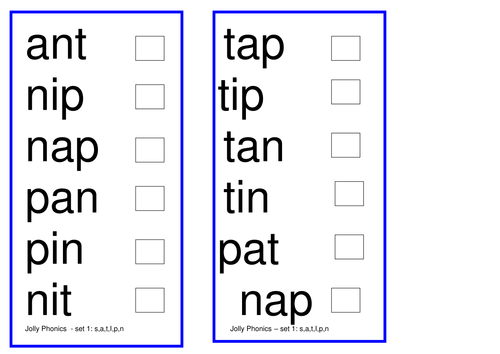 Jolly Phonics Bingo | Teaching Resources