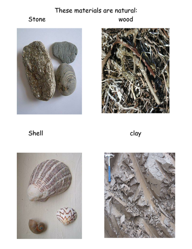 Colour pictures of natural materials | Teaching Resources