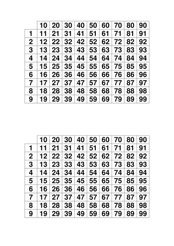 bingo-cards-numbers-1-99-teaching-resources