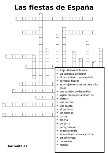 Spanish Festivals | Teaching Resources