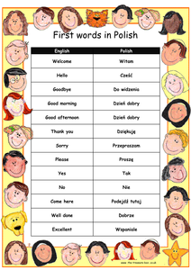 Useful words and phrases in Polish by thetreasurebox - UK Teaching ...