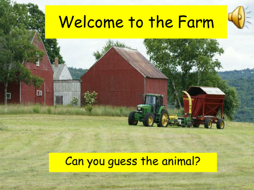 Guess the Farm Animal PowerPoint by Shamz - Teaching Resources - TES
