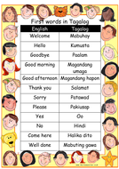 Useful words and phrases in Tagalog ~ ideal for children with a ...