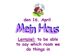 Mein Haus | Teaching Resources
