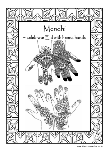 Mehndi, Mendhi or Henna booklet and activitity | Teaching Resources