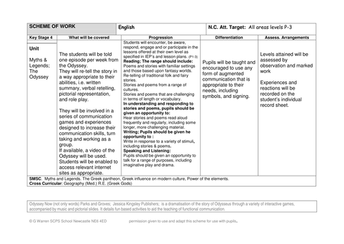 Odyssey Now Suitable for KS4 pupils with PMLD | Teaching Resources