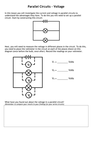 Current & Voltage in Series & Parallel circuits by tafkam - Teaching ... Current & Voltage in Series & Parallel circuits by tafkam - Teaching ...