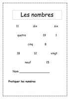 French number book by lisettethresh - UK Teaching Resources - TES