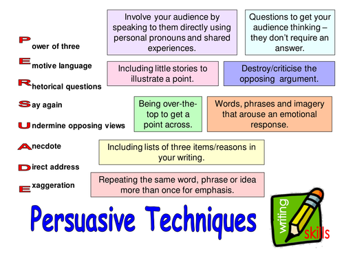 Persuasive Techniques: Lessons and activities by steffih - Teaching ...