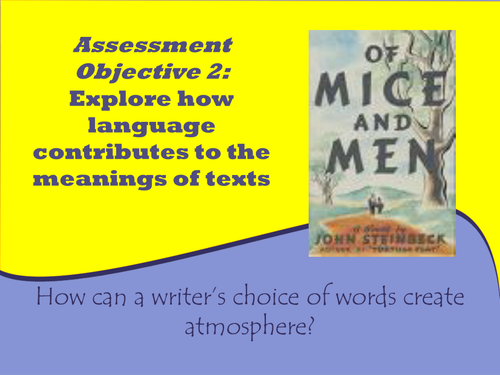 Of Mice and Men: language focus | Teaching Resources