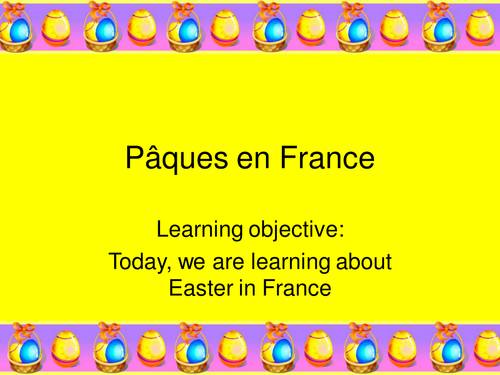 Easter in France | Teaching Resources