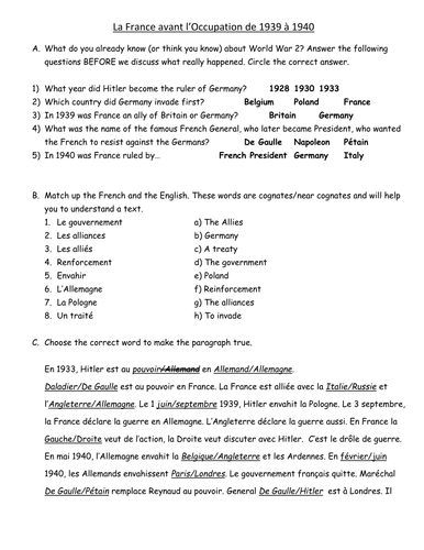 Au revoir les enfants | Teaching Resources