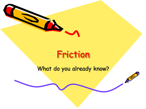 Friction starter | Teaching Resources