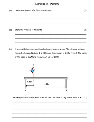 Mechanics 14 | Teaching Resources