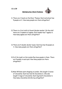 London multiplication word problems - core.doc