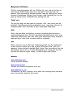 How toys have changed | Teaching Resources