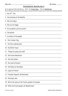 Bastille Day - worksheets and web page | Teaching Resources