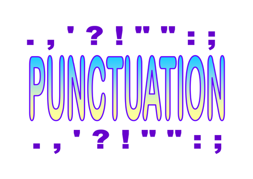 Punctuation Display by stephrenn - Teaching Resources - TES
