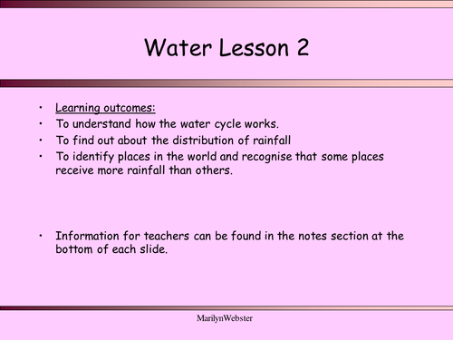 Water - a sustainable resource? | Teaching Resources