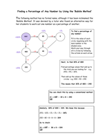 Bubble Method - Finding Percentages of Amounts by shahira - UK Teaching ...