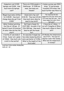 Steps to solving word problems by kittycat3 - UK Teaching Resources - TES