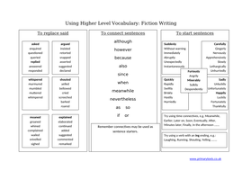 Higher Level Vocabulary Word Mats | Teaching Resources