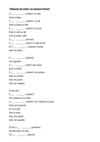 Dejeuner du Matin (Jacques Prevert) - lots of activities by ...