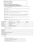 GCSE French Technology | Teaching Resources